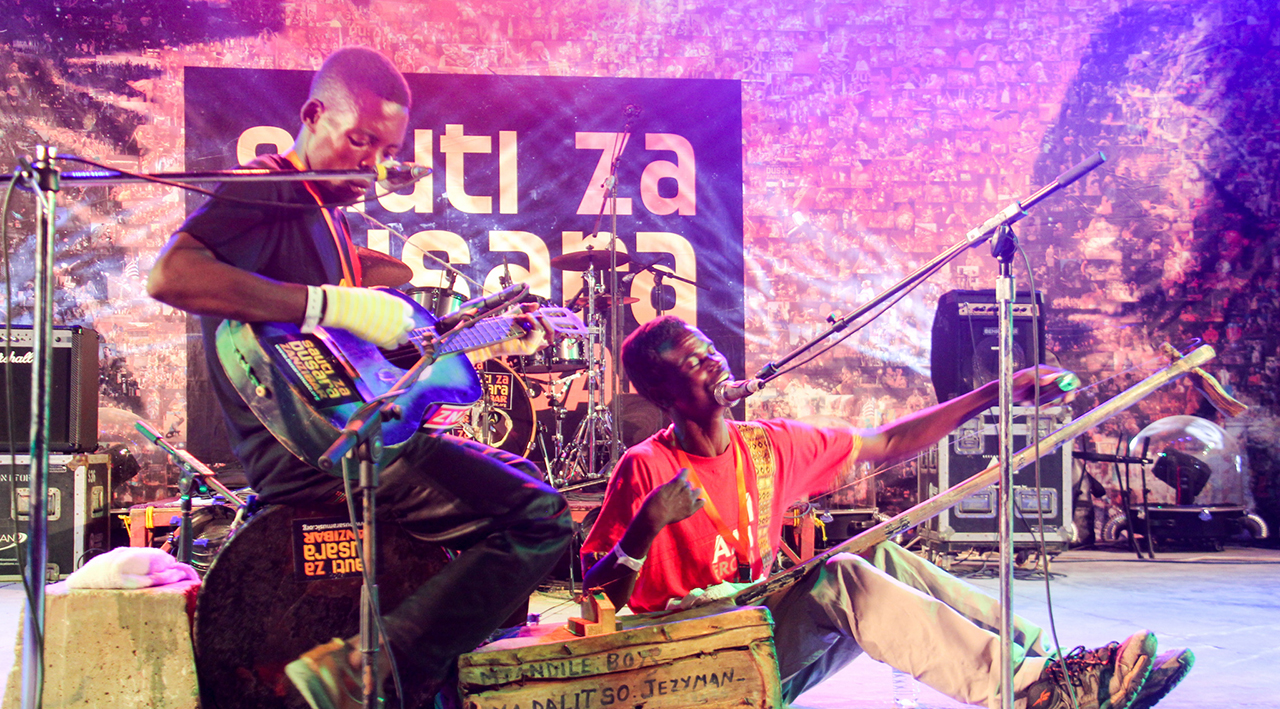 Madalitso Band (Malawi) at Sauti za Busara 2017 [photo: Masoud Khamis ...
